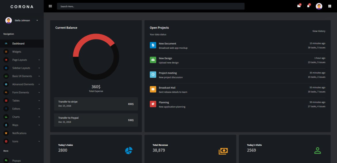 Top 5+ Bootstrap 4 Admin Templates - CodedThemes