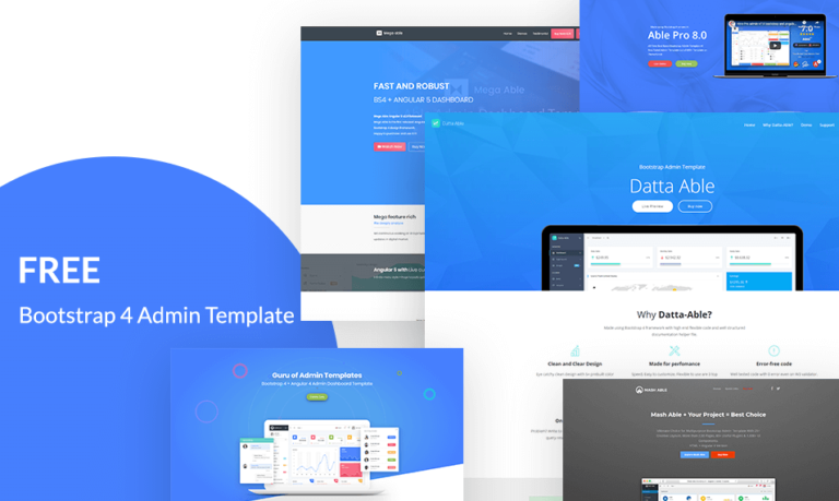 Top 5+ Bootstrap 4 Admin Templates - CodedThemes