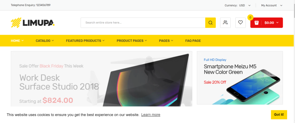 Top 10 Shopify template for digital product & fashion store theme