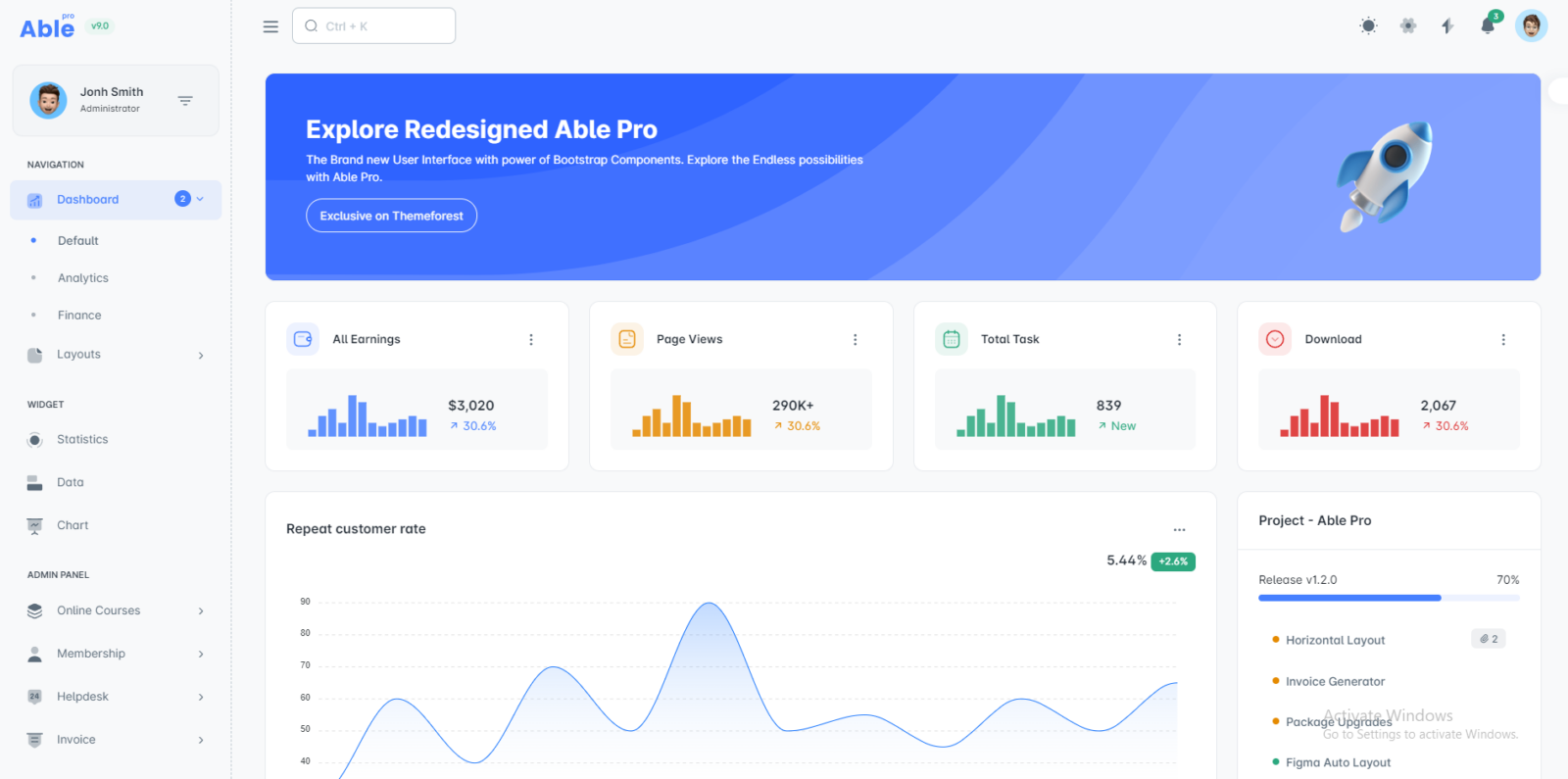 Top Next.js Admin & Dashboard Templates - CodedThemes