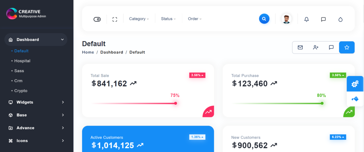 Top 10 Free and Premium React admin template for website