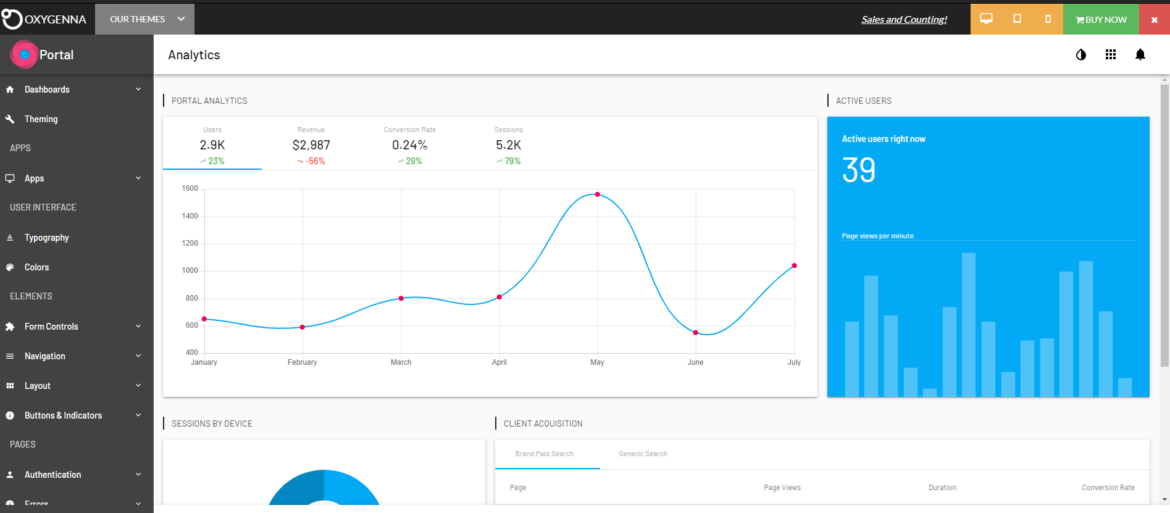Top 10 Material-UI React Design Admin Templates