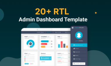 Top 20+ RTL Admin Dashboard Template