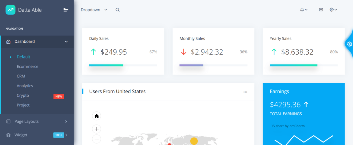 Top 20+ RTL Admin Dashboard Template