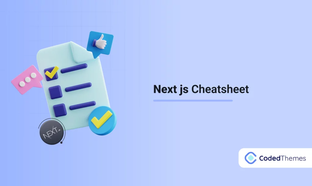 Next.js Cheatsheet - CodedThemes